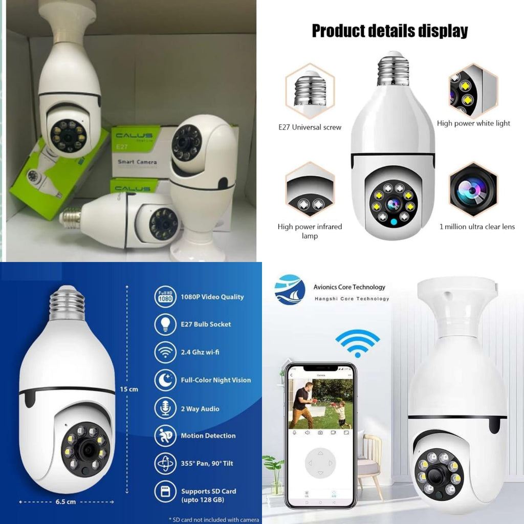 CCTV CAMERA BULB/WIFI BULB – homehub